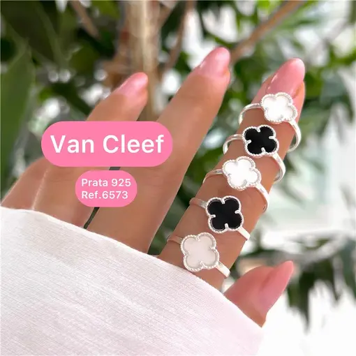 Cy6573 - Anel Van Cleef Trevo 10Mm